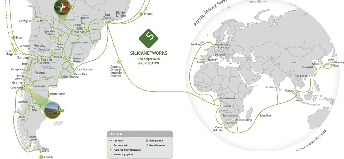 Nueva red de fibra óptica de Silica Networks sobre la traza del ...
